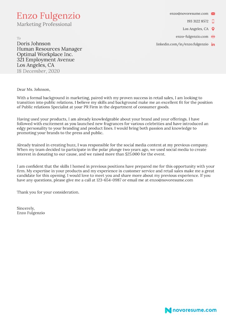 How To Write A Good Cover Letter Examples Data Scientist Cover Letter